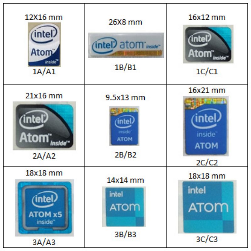 Jual Stiker Sticker Intel Atom Original | Shopee Indonesia