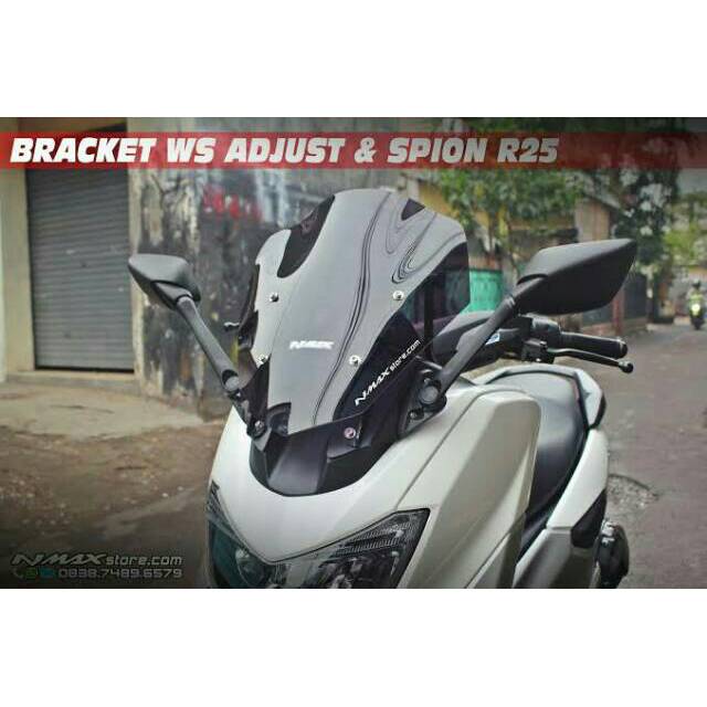 Spion Nmax (Spion R25 Breket Baut anti jebol) | Shopee Indonesia