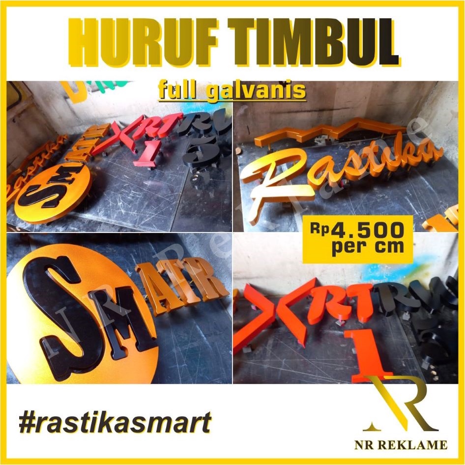 Jual Huruf Timbul Galvanis | Shopee Indonesia