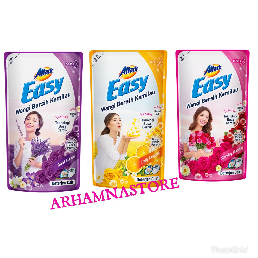 Jual ATTACK Easy Liquid Sparkling Blooming/Sweet Glamour 750ml | Shopee ...