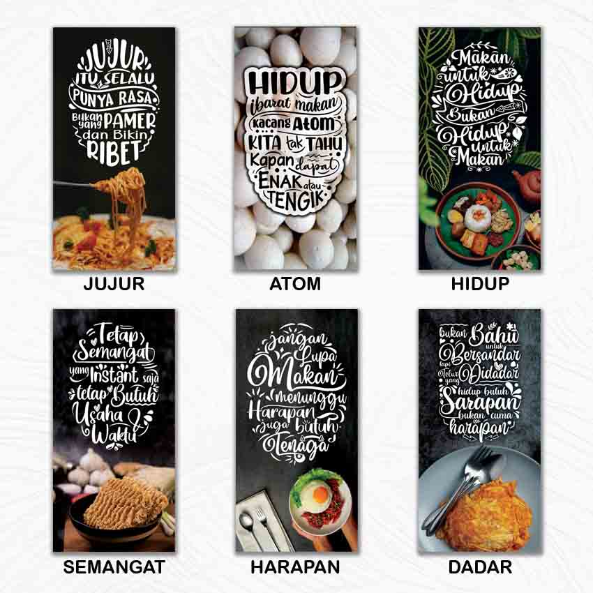 Jual Hiasan Dinding Quote Makanan Masakan Dapur | Shopee Indonesia
