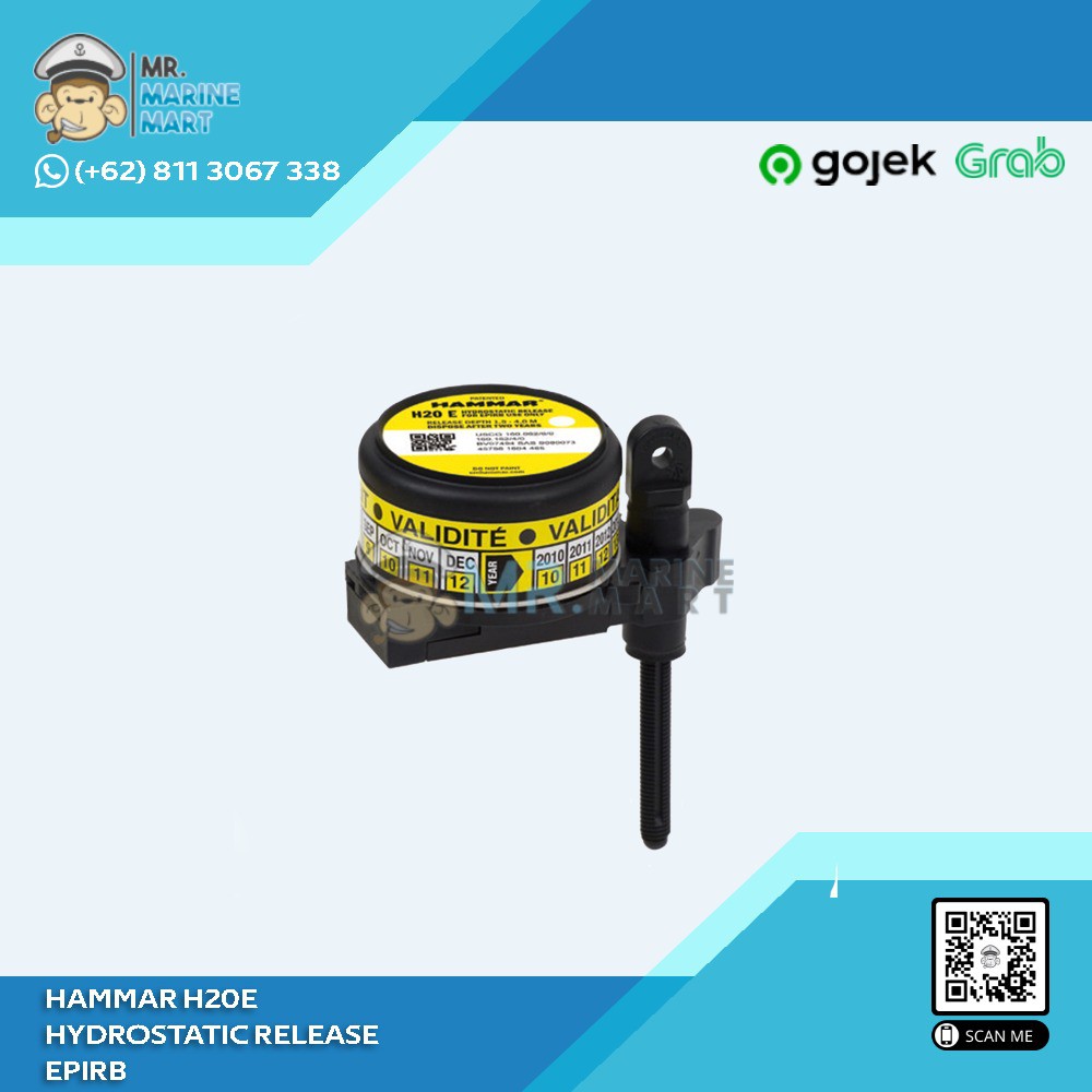 Jual Hydrostatic Release Unit HRU Epirb Hammar H20E Indonesia|Shopee ...