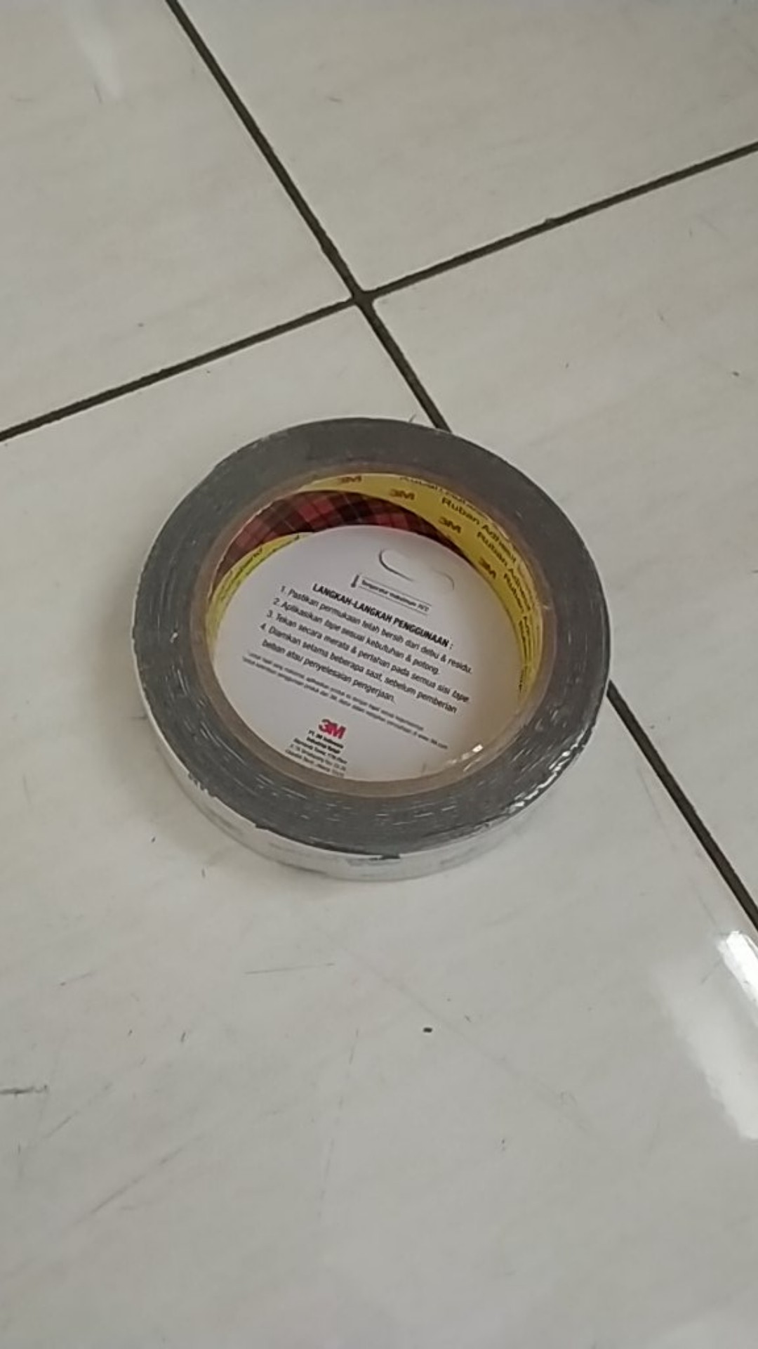 3M 1600 T Double Tape PE Foam tebal: 1.0 mm, size 24 mm x 4m | Shopee ...