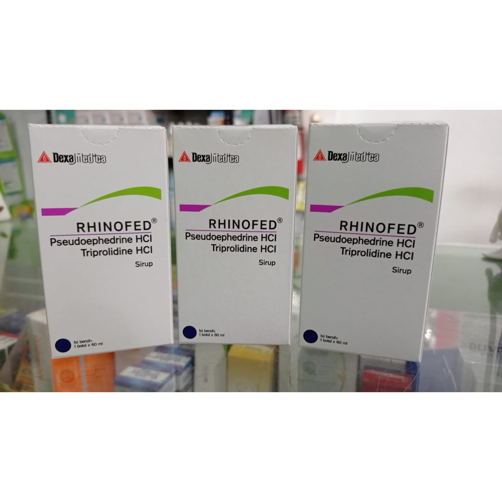 Jual Rhinofed Sirup 60 ml anti pilek, meler, pelega hidung anak remaja ...