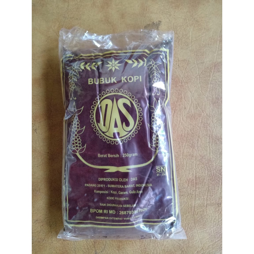 Jual KOPI BUBUK HALUS DAS KHAS PADANG /SUMATERA BARAT 250gram SNI ...