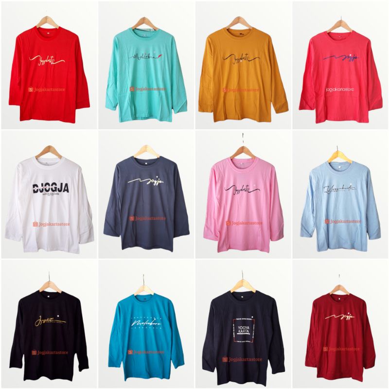 Jual KAOS JOGJA LENGAN PANJANG OLEH OLEH JOGJA CIRI KHAS MALIOBORO KAOS ... Jual KAOS JOGJA LENGAN PANJANG OLEH OLEH JOGJA CIRI KHAS MALIOBORO KAOS ...