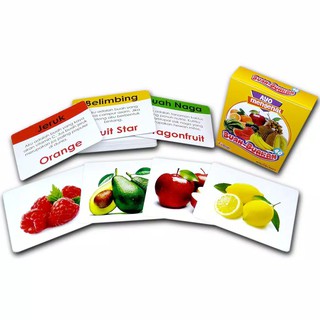 Jual BUAH - Flashcard Kartu Belajar Seri Ayo Mengenal Buah - buahan ...