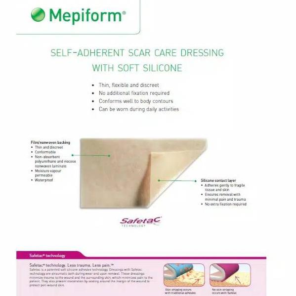 Jual VULM Mepiform Cica Silicon Gel warna Kulit Plester Care Pasca ...