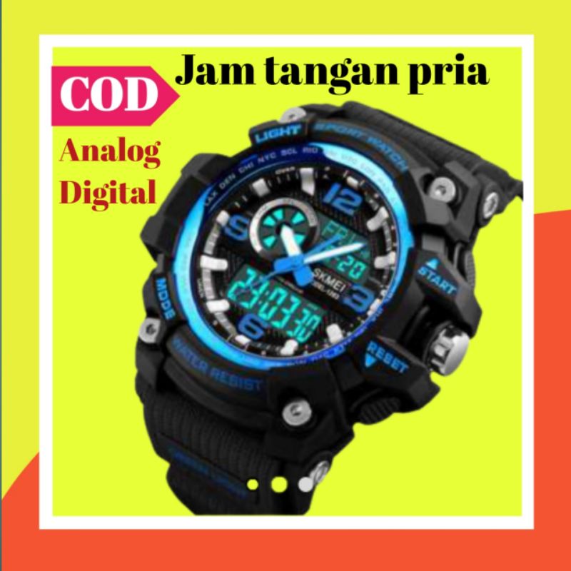 Jual Jam Tangan Pria LakiLaki Original Analog Digital Waterproof ...