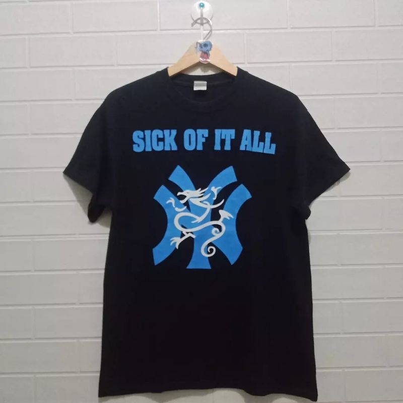 Jual Kaos Band Original Sick Of It All New York Logo Official ...
