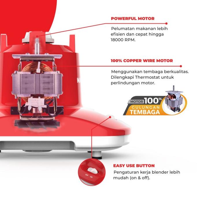 Jual Maspion Blender MT-1261 PL | Shopee Indonesia