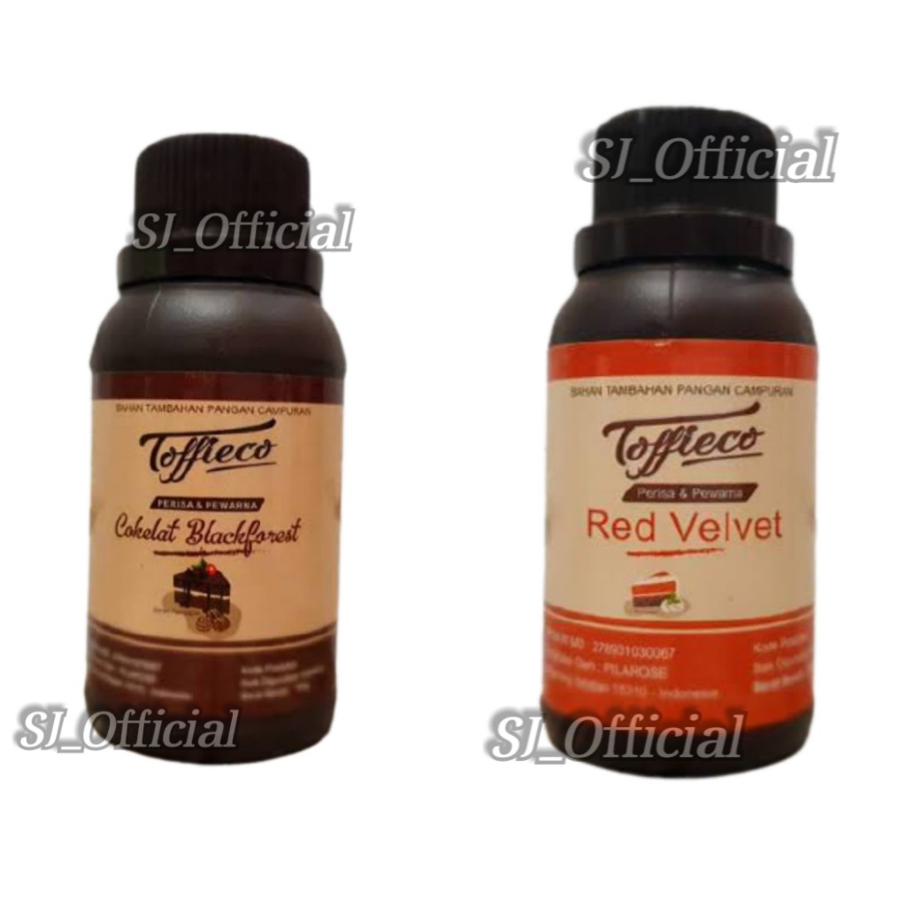 Jual TOFFIECO Pasta Coklat BLACK FOREST / RED VELVET 100gr Dll (Perisa ...