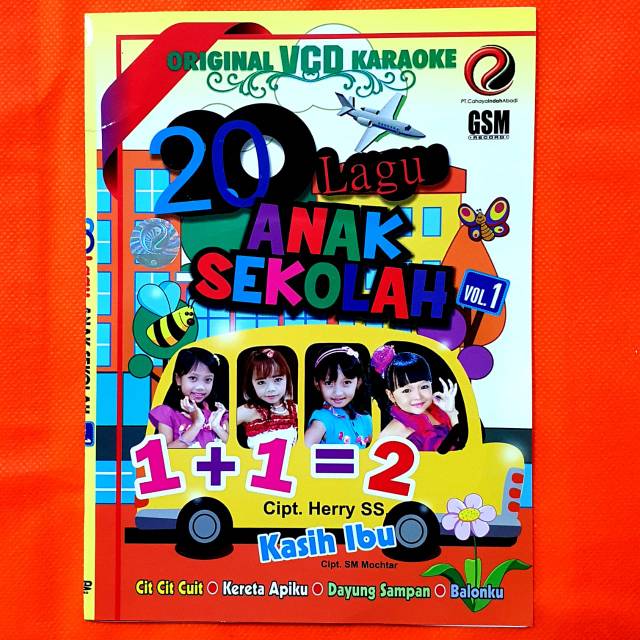 Jual KASET ORIGINAL VCD KARAOKE KUMPULAN 20 LAGU ANAK SEKOLAH TERBAIK | Shopee Indonesia