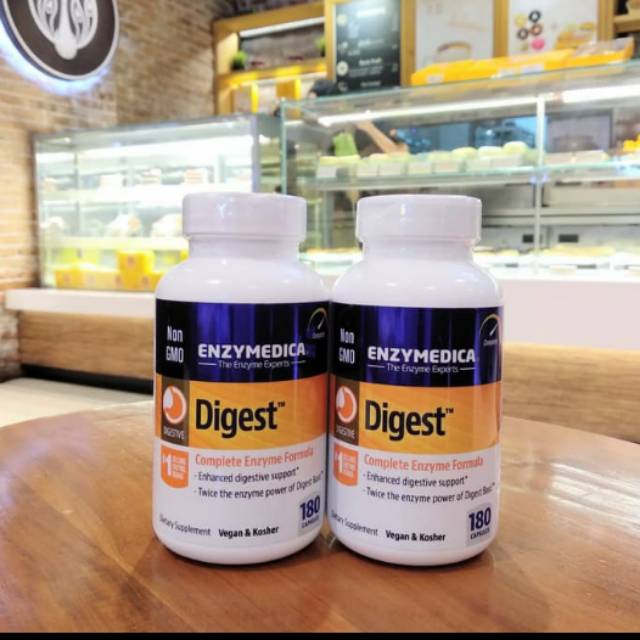 Jual Suplemen ENZYMEDICA DIGEST 180 Kapsul Enzim Pencernaan | Shopee ...