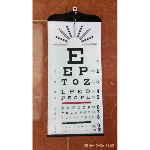 Jual Snelen alat baca optik kacamata test mata | Shopee Indonesia
