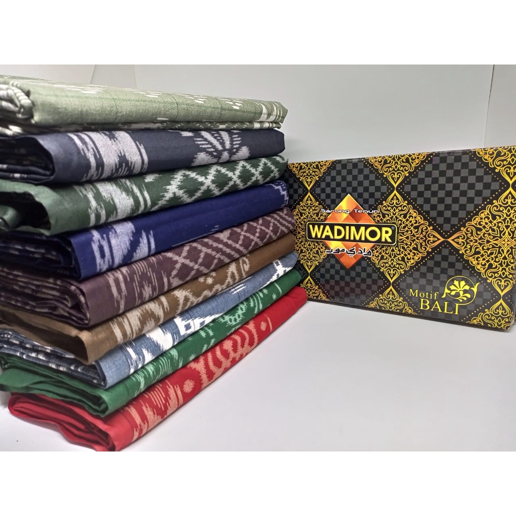 Jual Sarung WADIMOR Motif Batik Bali - Kain Sarung Pria Laki Tenun ...