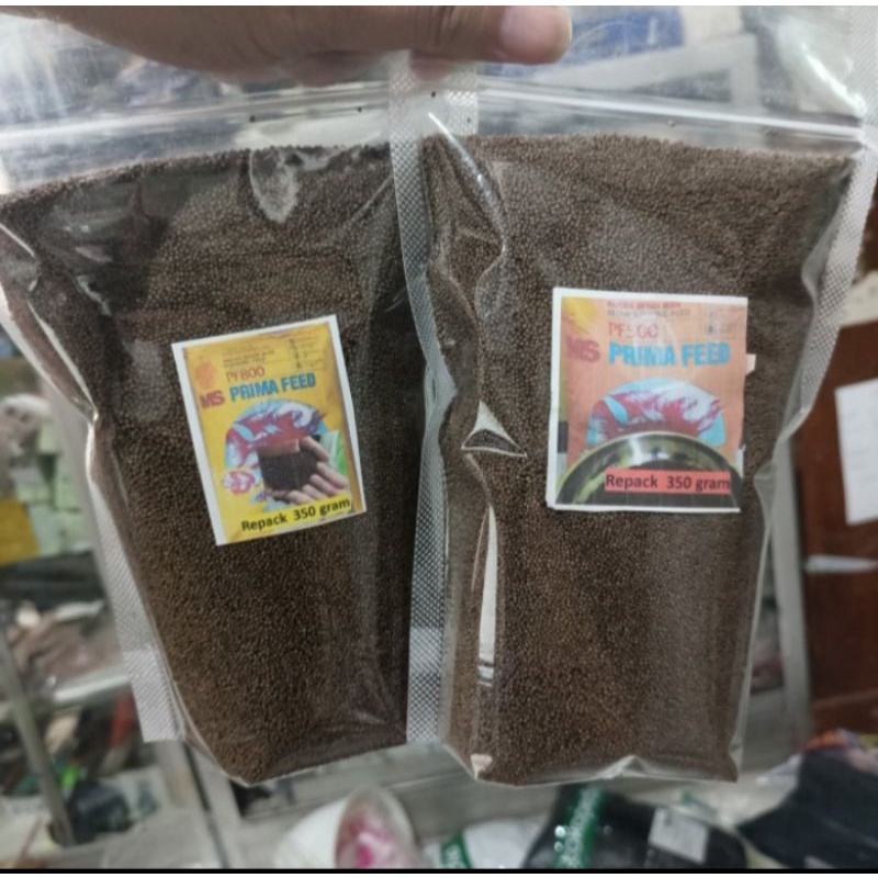 Jual pelet pf 500, pelet pf 800, repack 350 gram, pakan ikan benih ...