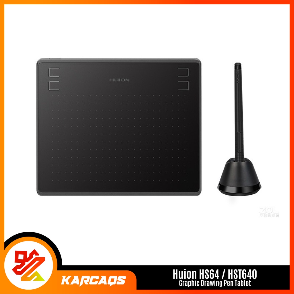 Jual Huion Inspiroy HS64 / HST640 Graphic Drawing Pen Tablet Android PC ...