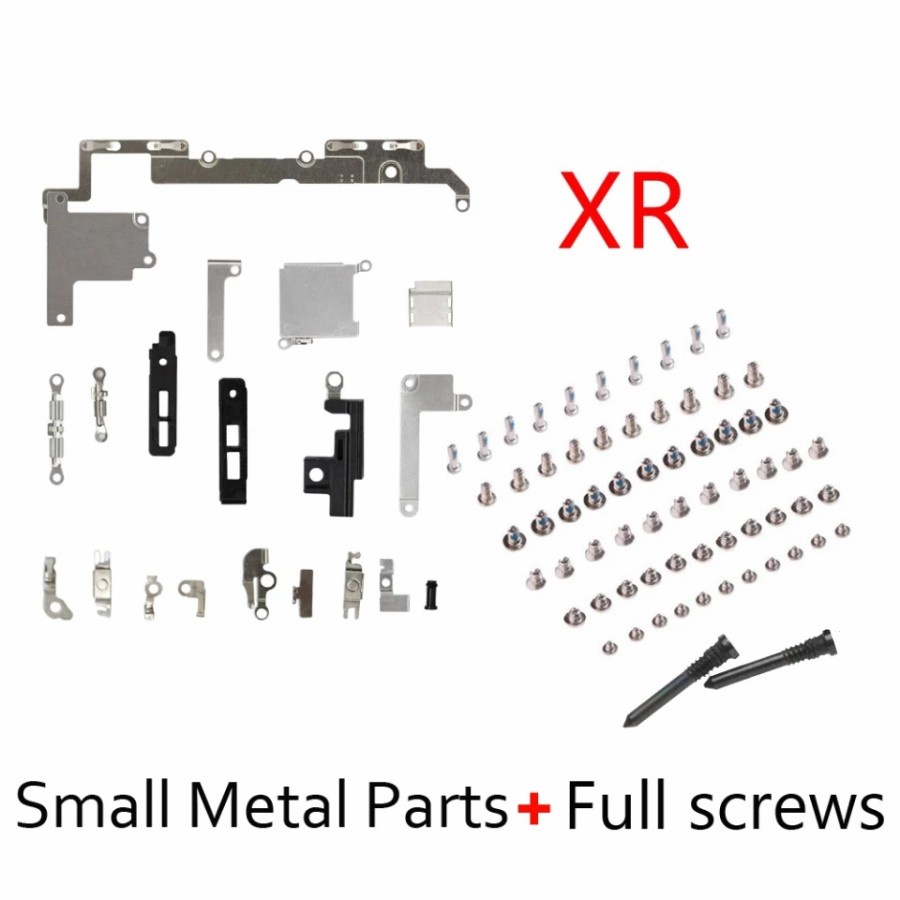 Jual iPhone XR Seng Plat Bracket Metal Kaleng Penutup LCD Batre Baut ...