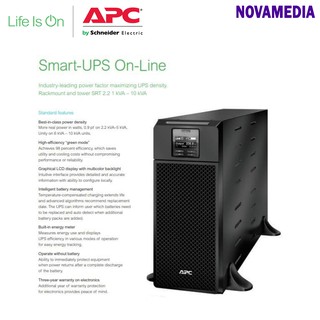 Jual UPS APC SRT5KRMXLI SRT5000RMXLI UPS Online Rackmount Garansi Resmi ...