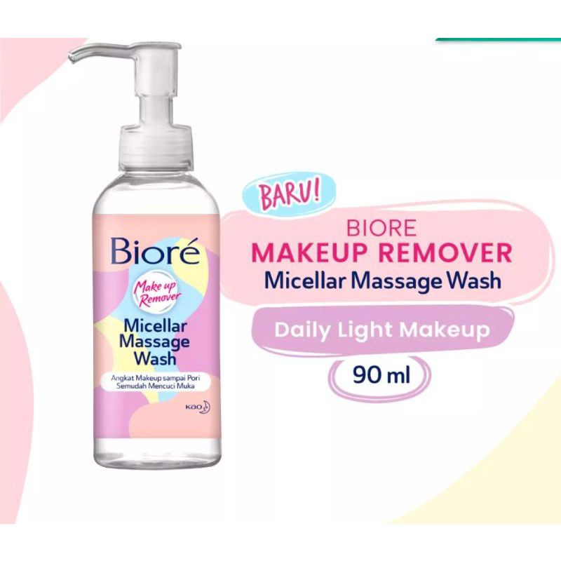 Jual BIORE Micellar Massage Wash 90 ml - Facial Wash / Cleansing Gel ...