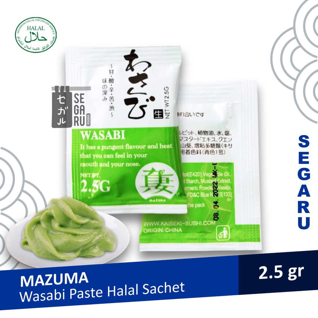 Jual Wasabi Paste Sachet | Wasabi Sachet Halal 2.5gr | Shopee Indonesia