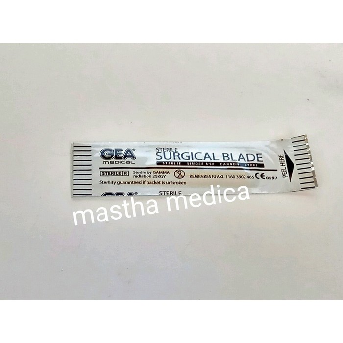 Jual Surgical Blade Bisturi Mata Pisau Scalpel Bedah operasi GEA ...