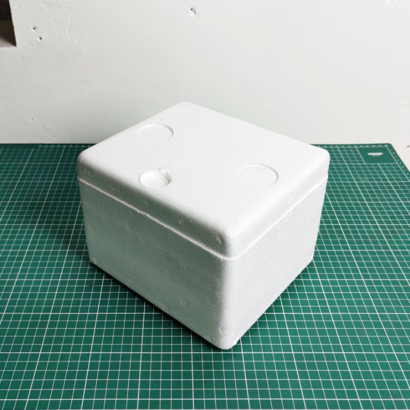 Jual Styrofoam Sterofoam box kotak ikan tempat penyimpanan es 2kg ...