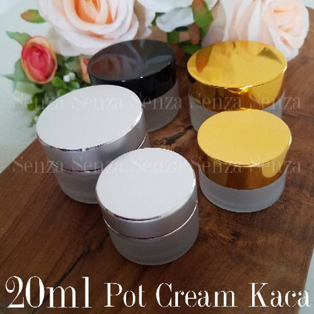 20 ml Pot Krim Kaca Wadah Kosong Gr Cream Kosmetik Jar 20gr | Shopee ...