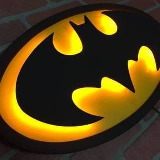 Jual lampu dinding batman - lampu hias - lampu tidur logo batman ...