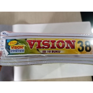 Jual Buku Tulis vision 38 Lembar (1 pack isi 10 buku) | Shopee Indonesia