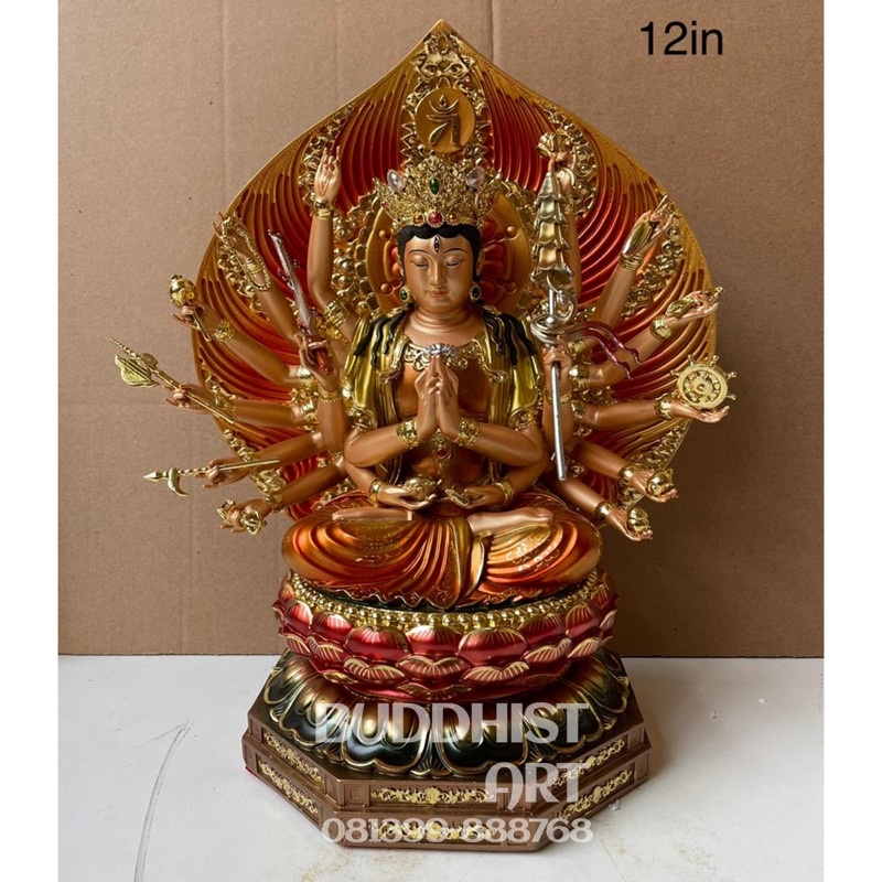 Jual Patung dewi cundi/ maha cundi dharani/zhun ti shen zhou fiber 12 ...