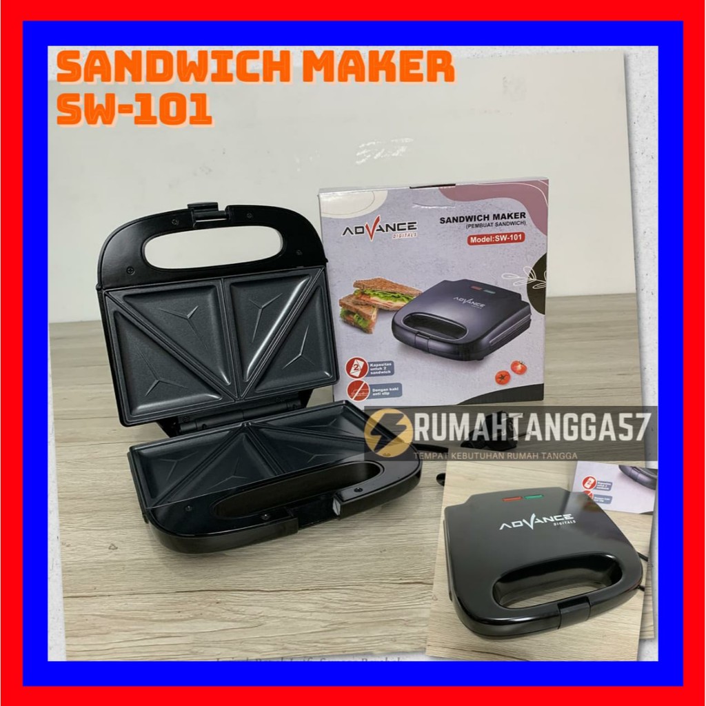 Jual SANDWICH TOASTER MAKER ADVANCE / PEMANGGANGAN ROTI / ADVANCE SW ...