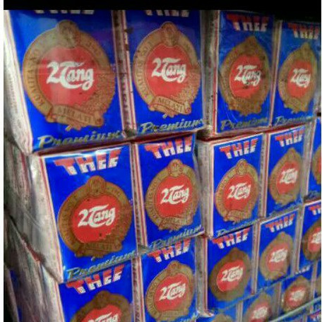 Jual Teh 2 Tang Premium Biru Asli Tegal 1 slop isi 50pcs | Shopee Indonesia