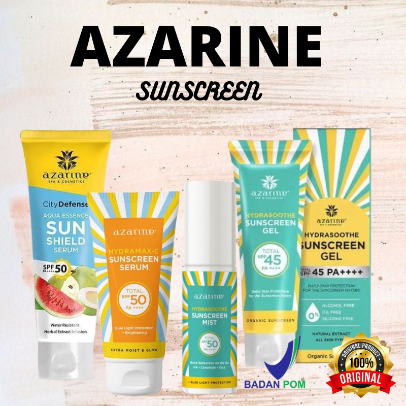 Jual Azarine Sunscreen Series Hydramax-C Sunscreen Serum Hydrasoothe ...