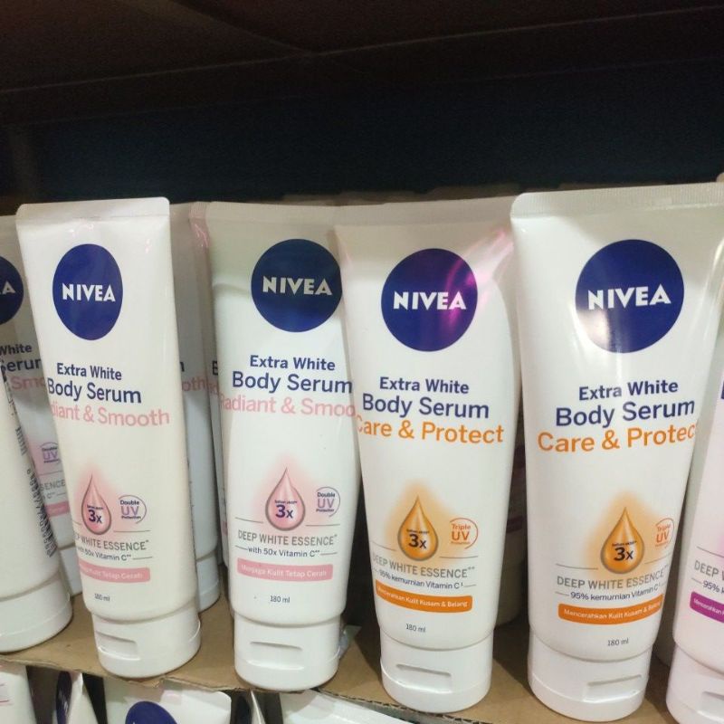 Jual Nevia body serum extra white 180ml | Shopee Indonesia