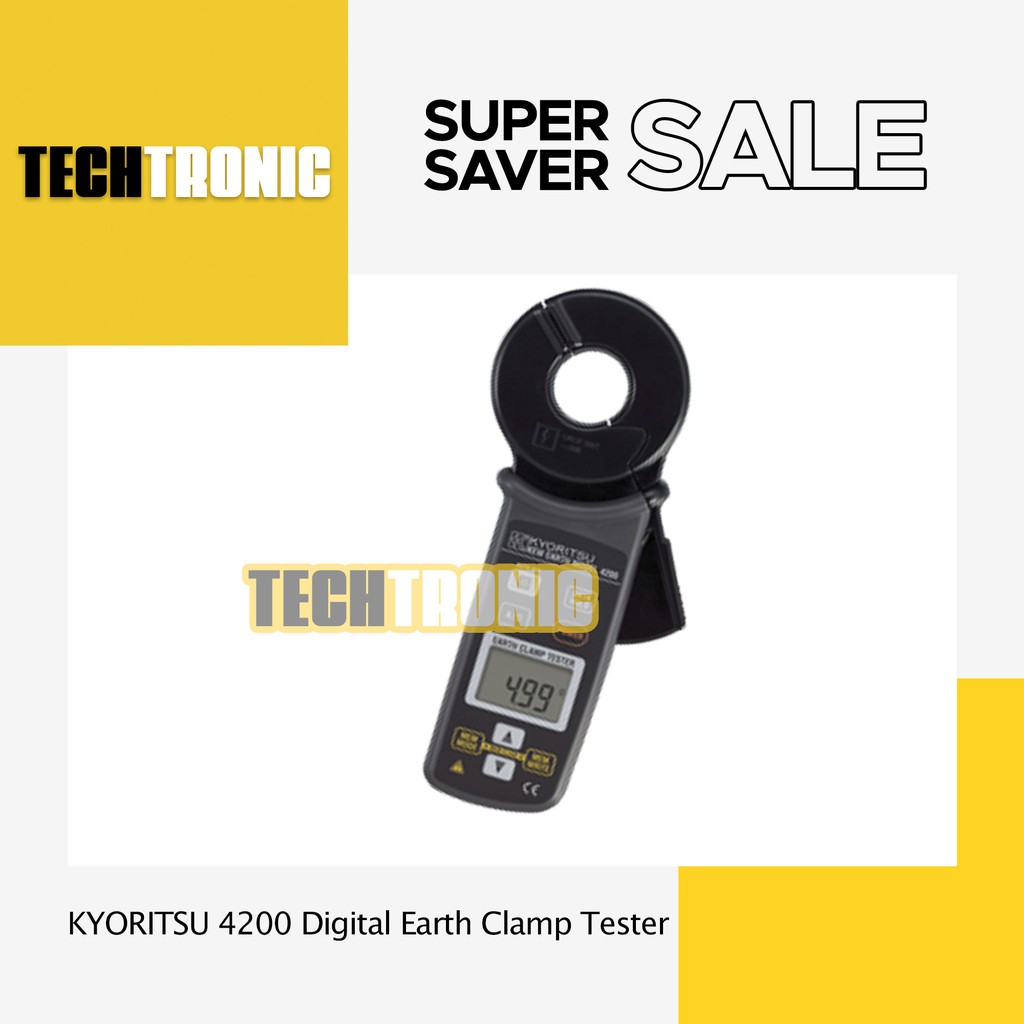 Jual KYORITSU 4200 Digital Earth Clamp Tester - TECHTRONIC | Shopee ...