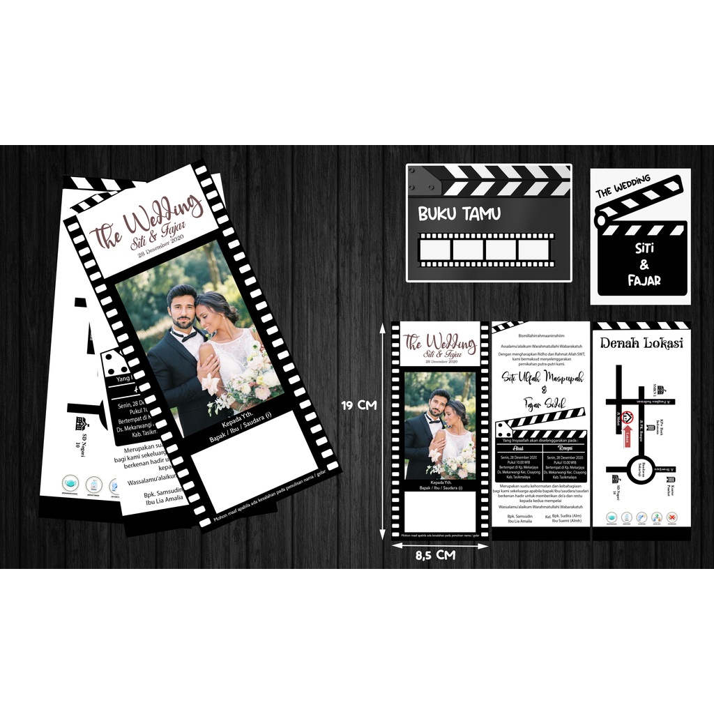Jual Undangan Pernikahan Model Hand Tag | Shopee Indonesia