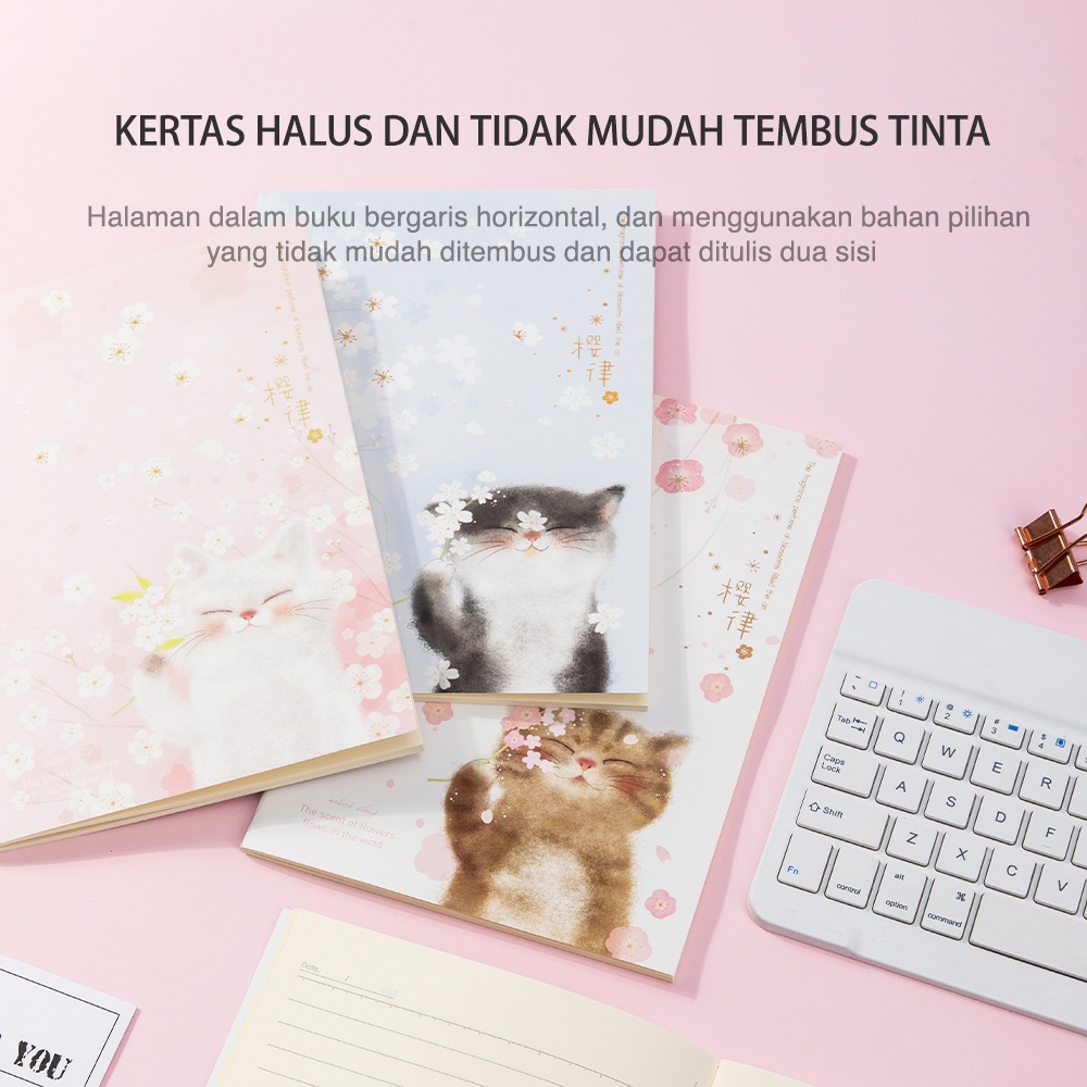 Jual ( PROMO ) Deli Notebook / Buku Tulis Jahit/ Buku Spiral A5/B5 40/ ...
