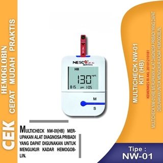 Jual Alat Nesco Hemoglobin Alat Hemoglobin Cek HB Alat Test HB | Shopee ...