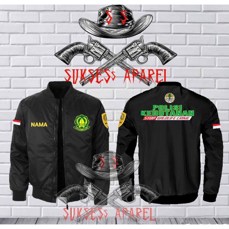 Jual jaket polhut bomber/polisi/kehutanan | Shopee Indonesia