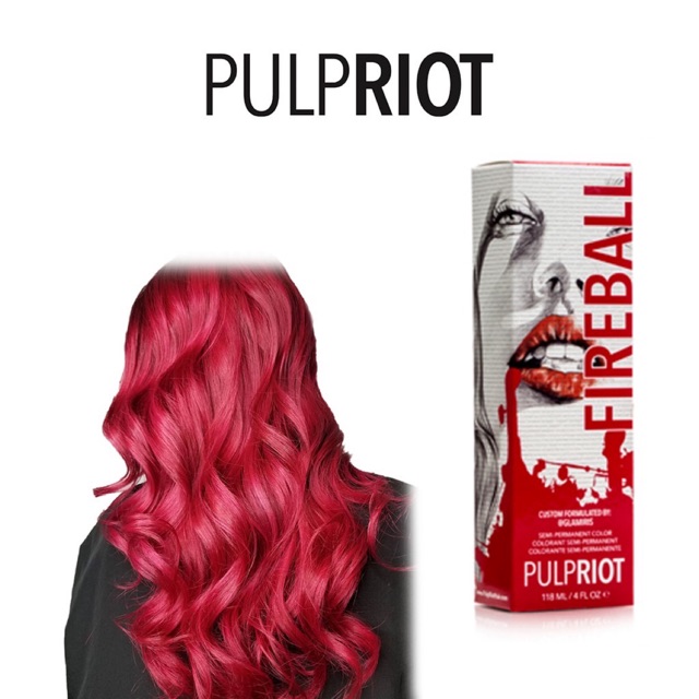 Jual Pulpriot Fireball (Passionate Red Hair Color) | Shopee Indonesia