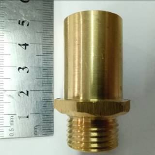 Jual Double nepple kuningan 1/2"inch (Drat luar dalam panjang) | Shopee ...