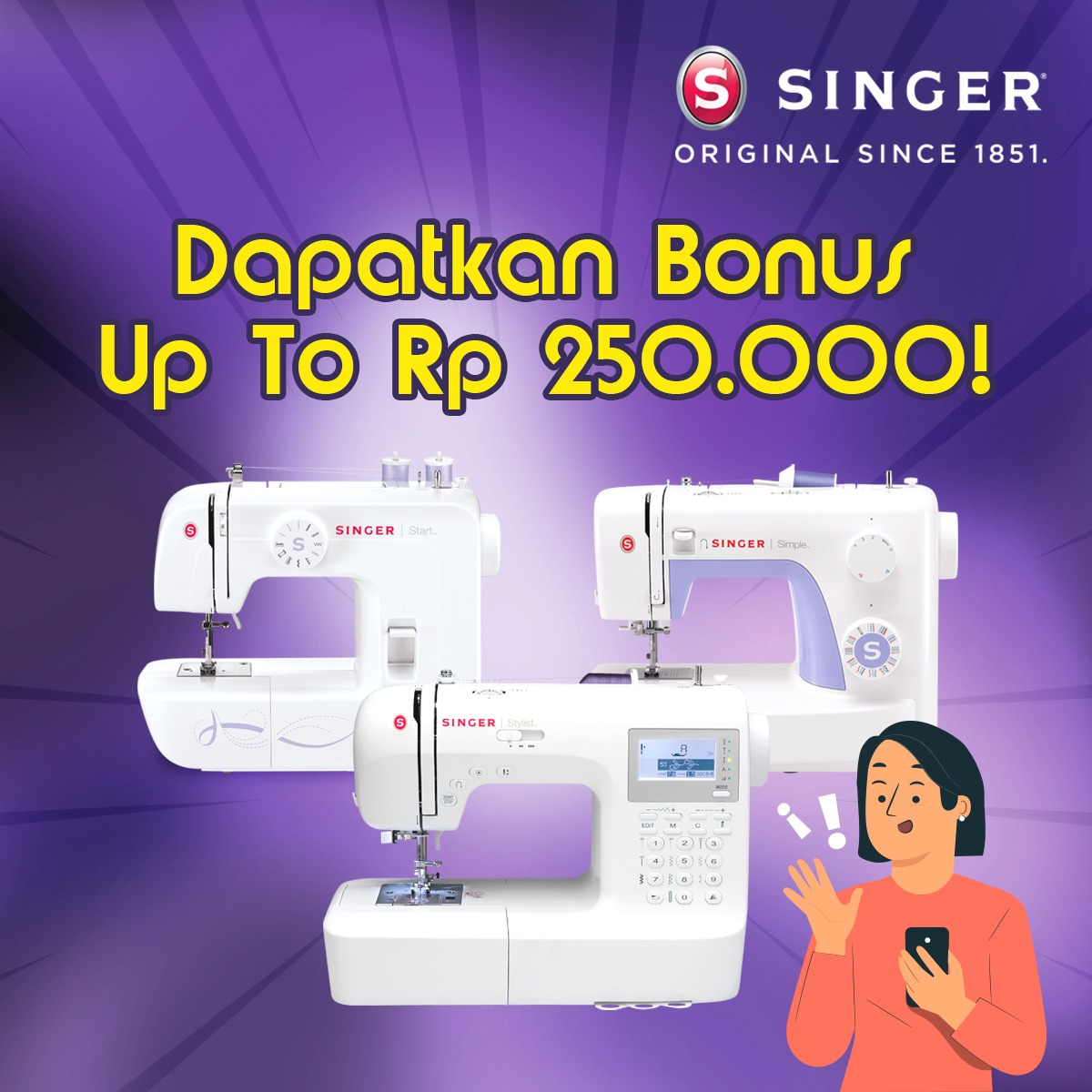 Toko Online Singer Indonesia Official Shop | Shopee Indonesia