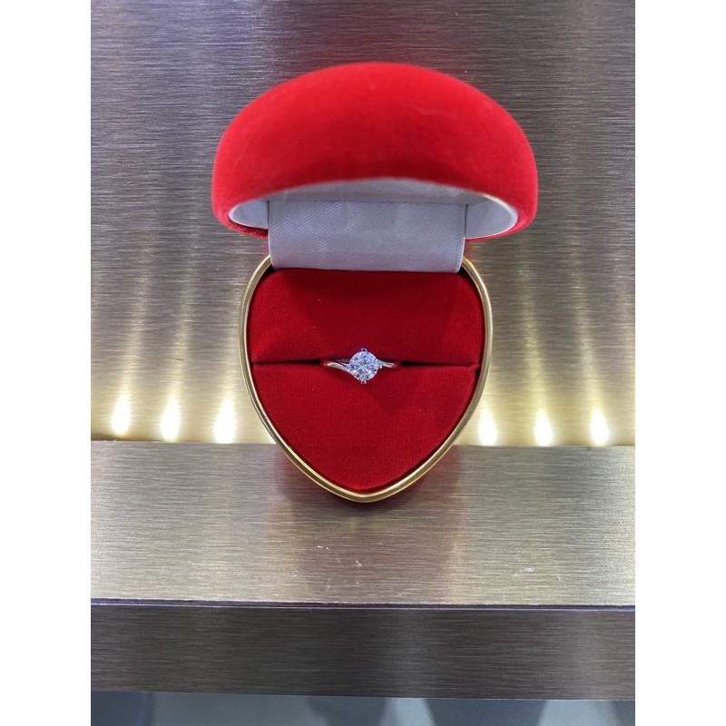 Jual cincin mas putih kadar 75% asli emas | Shopee Indonesia