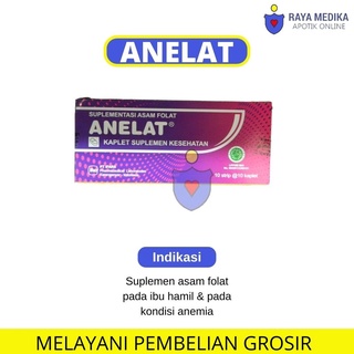 Jual Anelat Multivitamin Suplemen Vitamin Asam Folat Untuk Ibu Hamil ...