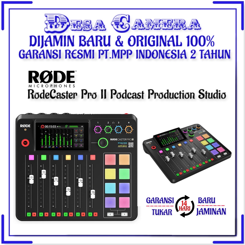 Jual Rode Caster Pro II - RodeCaster Pro II Podcast Production Studio ...