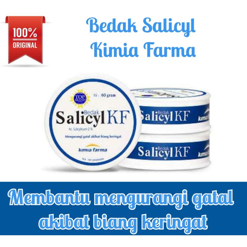 Jual Bedak Salicyl KF Kimia Farma 60 gr 100% Original / Bedak Gatal ...