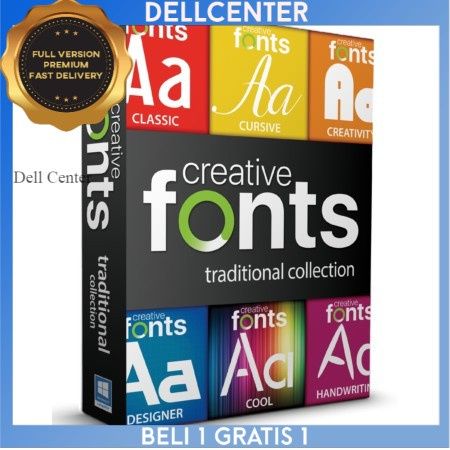 Jual Summitsoft Creative Fonts Collection - Kumpulan Koleksi Font ...