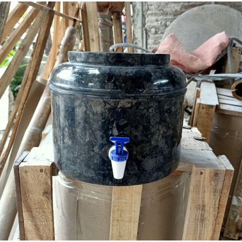 Jual Guci Dispenser Batu Marmer Hitam | Shopee Indonesia